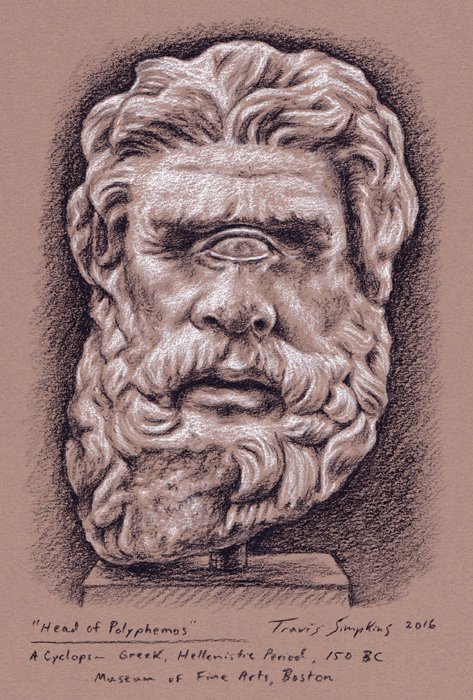 Greek Cyclops Drawing