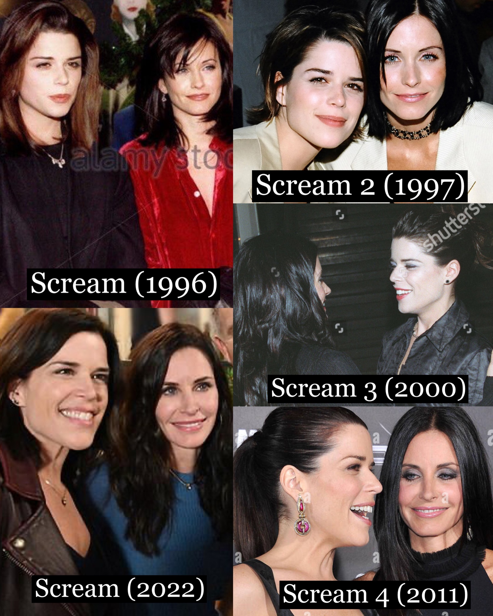 Neve Campbell And Courteney Cox