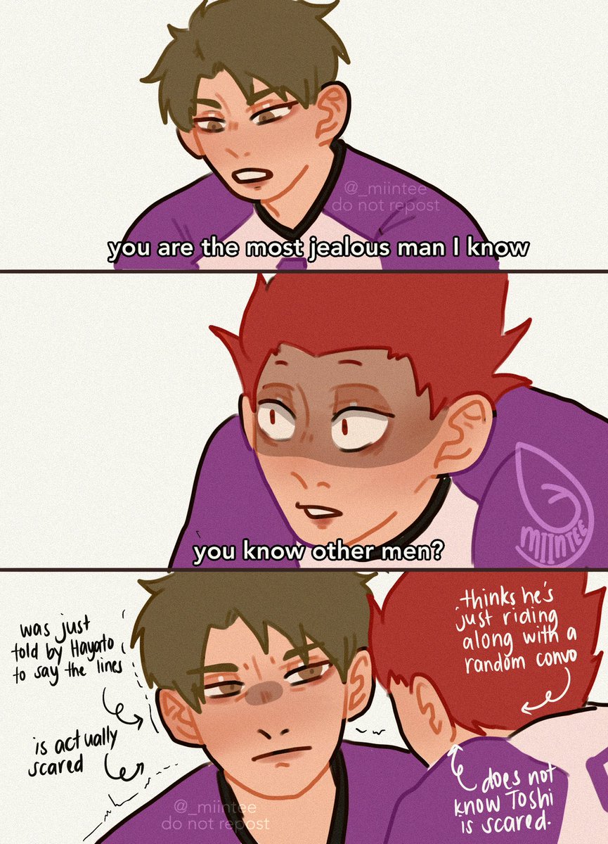 「ushiten / ushijima learned never to trus」|mint 🌱cosmatsuri prep !の漫画