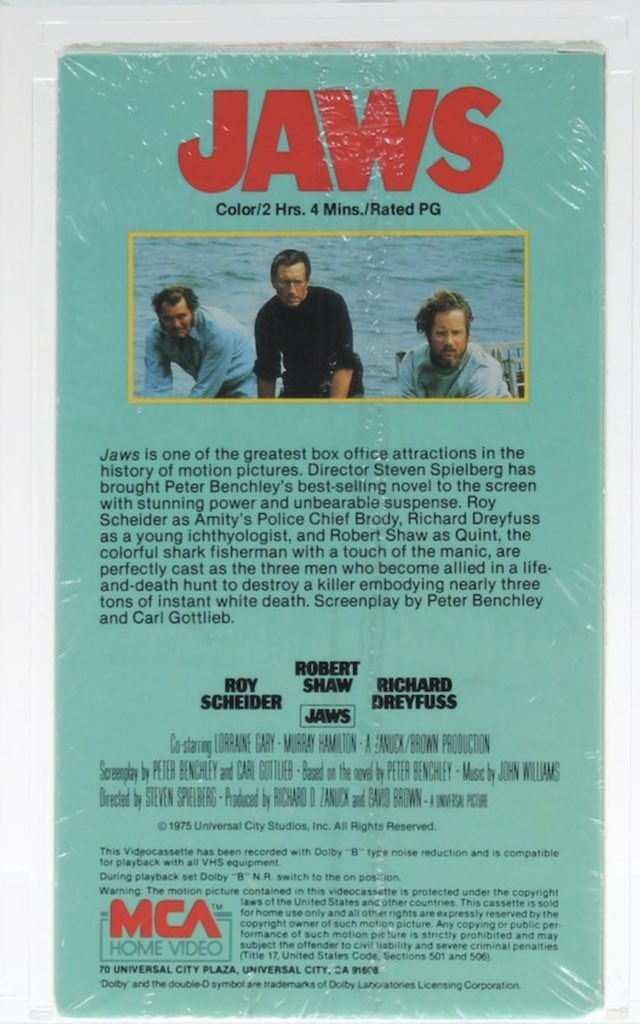 Jaws 2 Vhs
