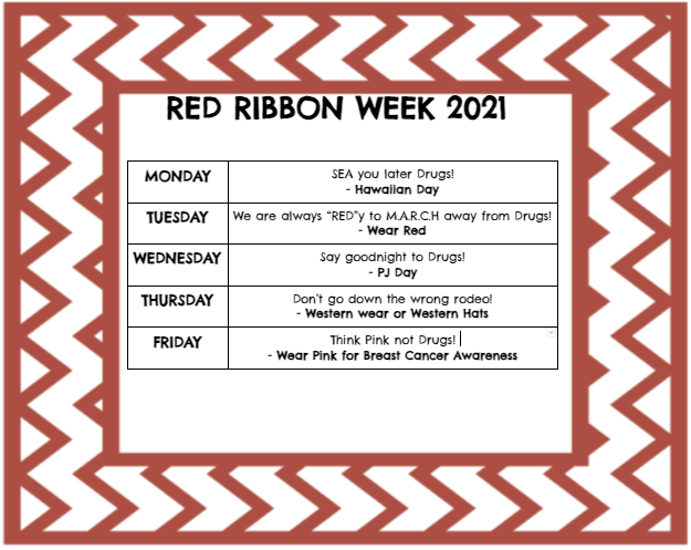 Red Ribbon Week Theme Ideas