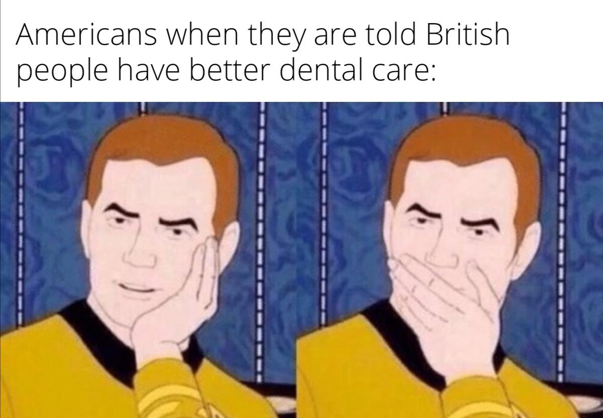 British Teeth Meme