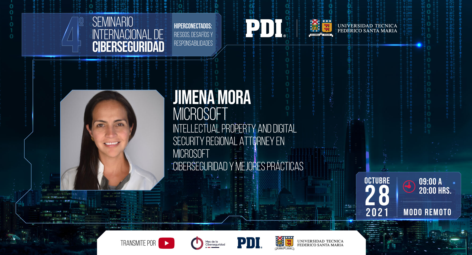 PDI Chile on Twitter: "Jimena Mora, abogada de Propiedad intelectual y Seguridad Digital para ...