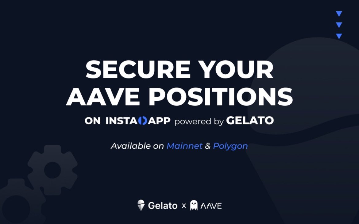 Automation is back! Powered by the legendary members of @gelatonetwork Aave Protection ...