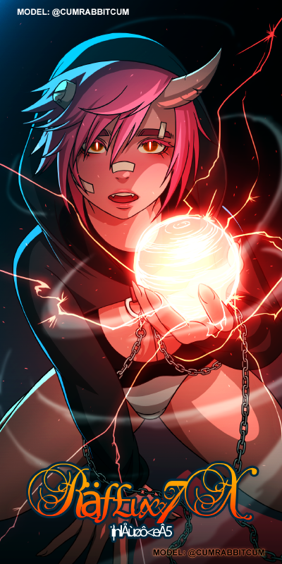 Manyakis on Twitter: "Model: @CumRabbitCum Fake movie poster to be used in the game Nude Byte ...