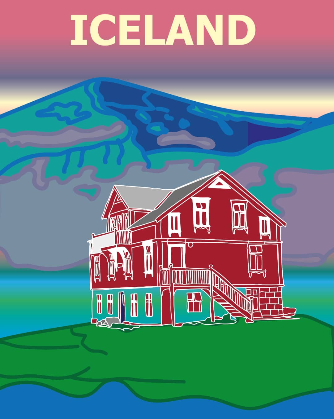 Hannah Roach on Twitter: "Iceland, #illustration and #photographs…