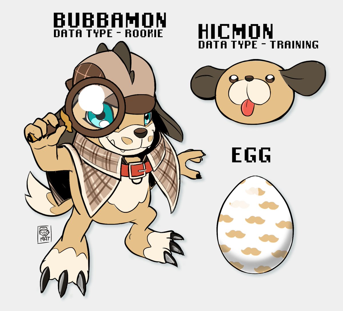 「🔎Bubbamon Evolution Chart 」Matの漫画