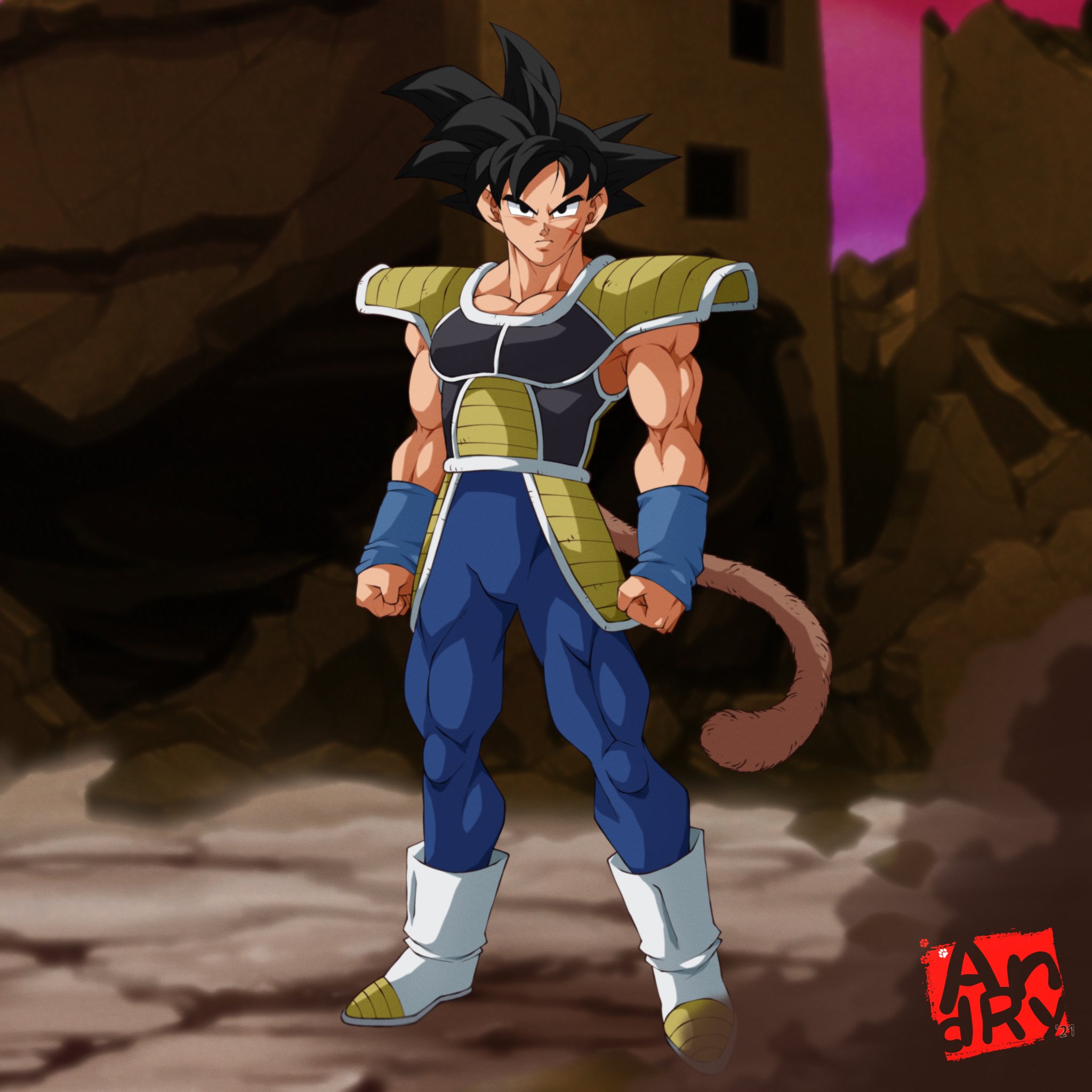 Dragon Ball Z Bardock Super Saiyan God