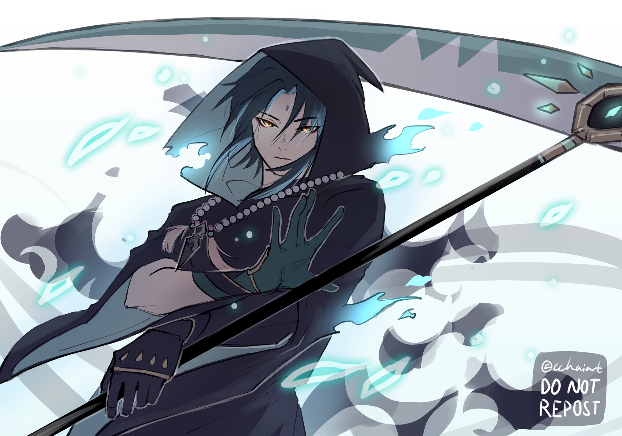 Anime Guy With Scythe