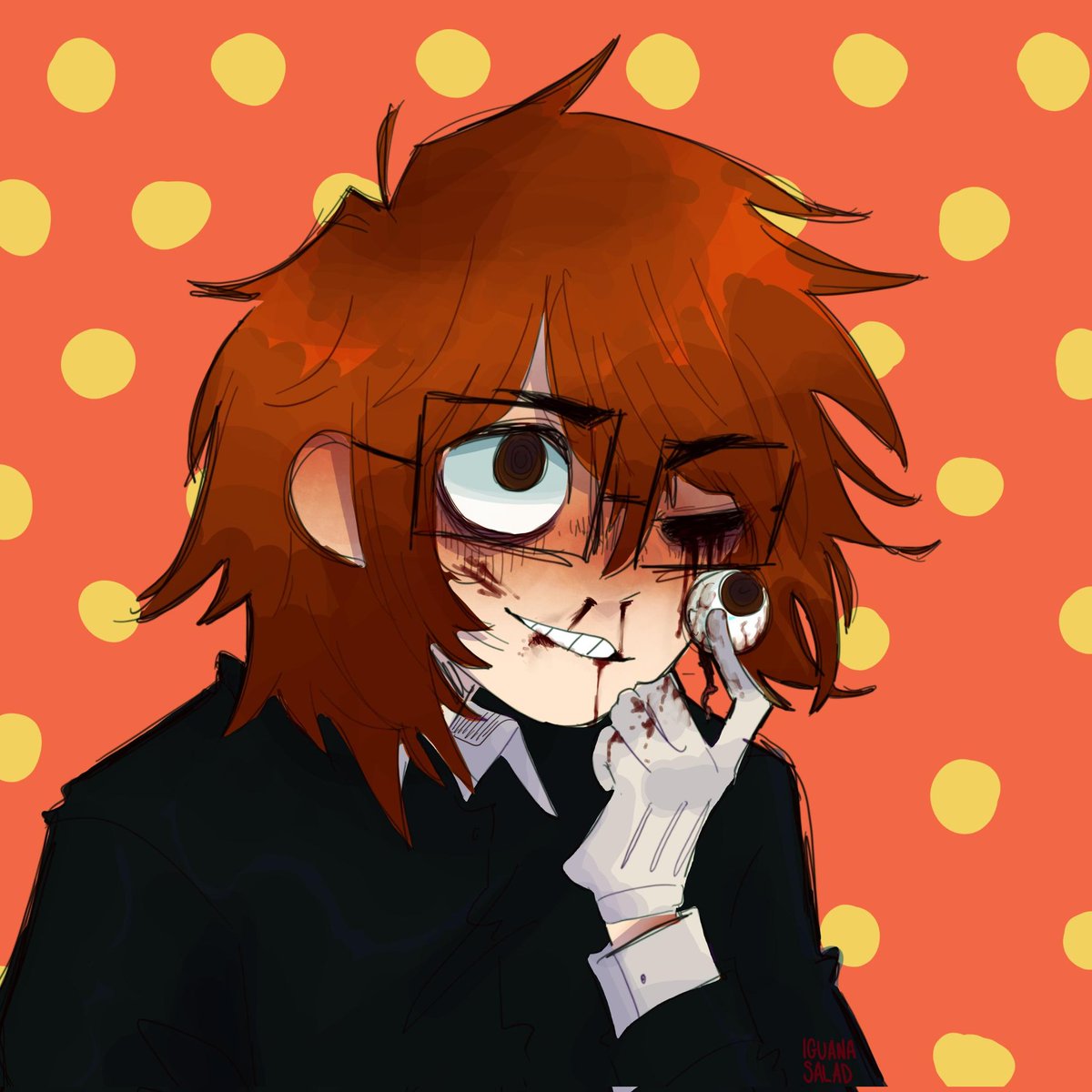 「cw // blood i havent posted art in for」|⭐️ reubenの漫画