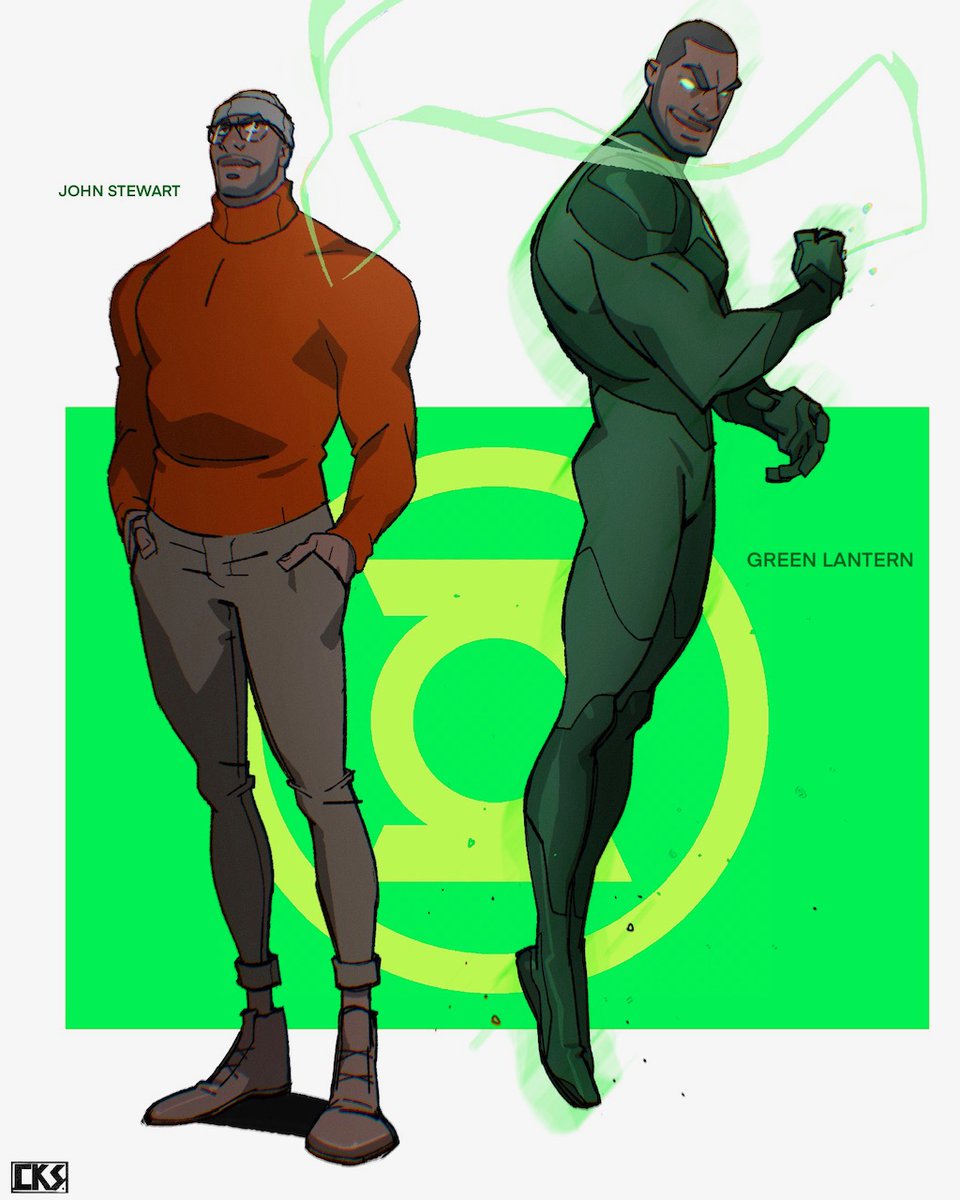 「John Stewart - #characterdesign 」|Coran Kizer Stoneのイラスト