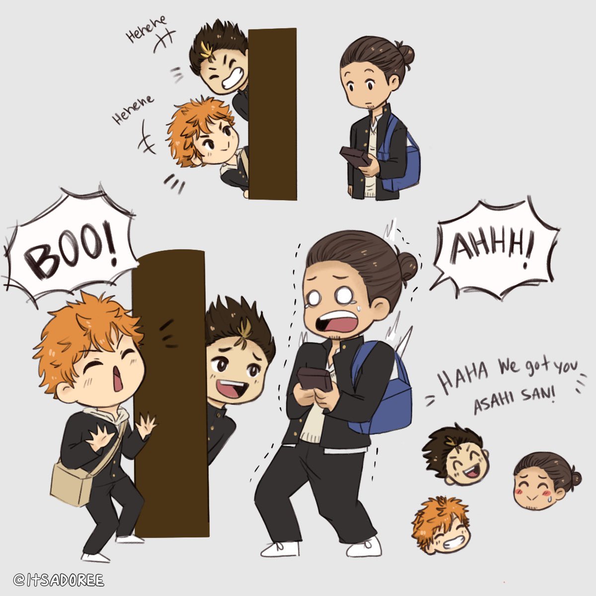 Haikyuu Asahi Nishinoya