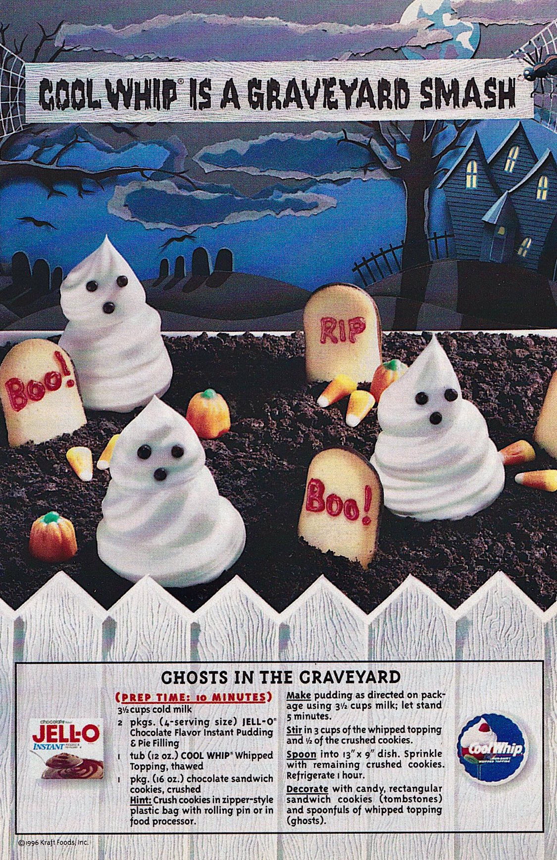 Cool Whip Ghost Graveyard
