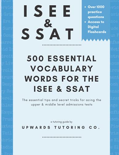 [PDF] GET The Essential 500 Vocabulary Words for the ISEE & SSAT by ...
