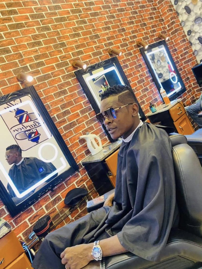 Nelly Haircut Sanny Nelly Eyo