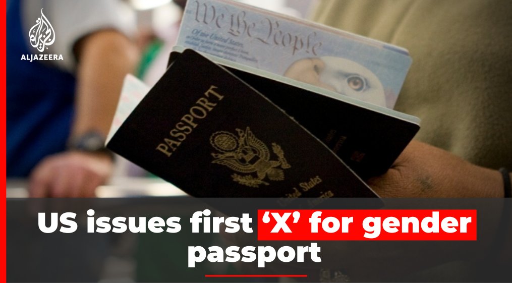 The Us Has Issued Its First Passport With An “x” Gender Designation For