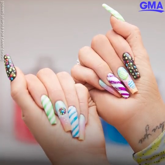 Nail Art Candy Crush