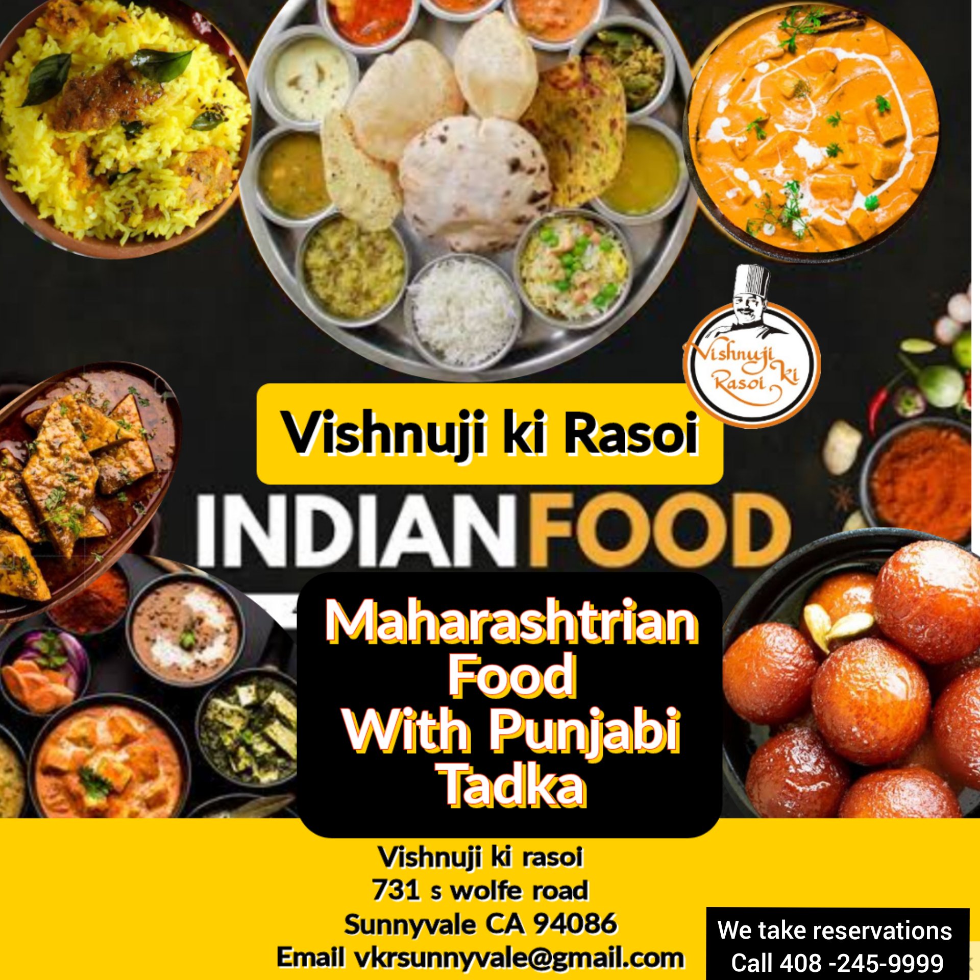 Punjabi Thali Menu