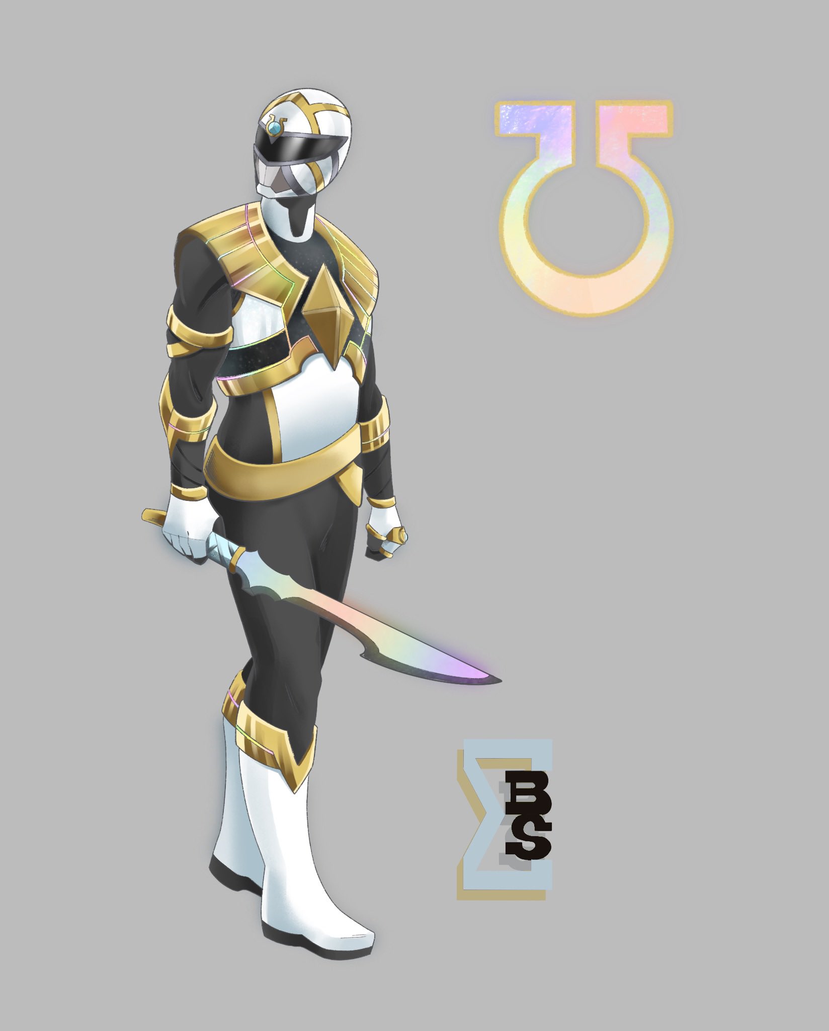 White Power Ranger Concept Art