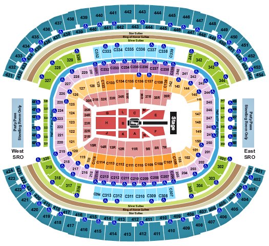 Wrestlemania 29 Seating Chart