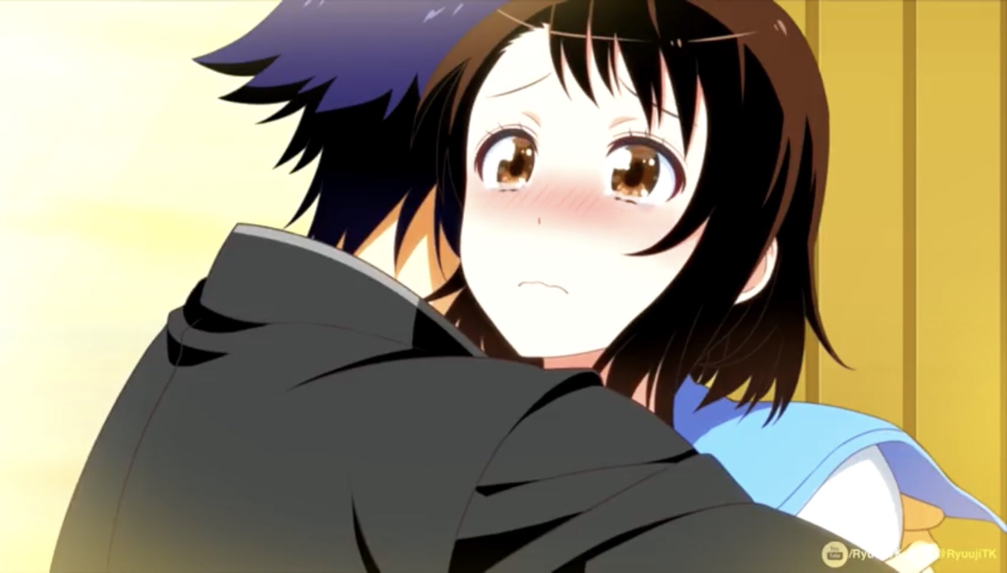 Nisekoi Onodera And Raku Kiss