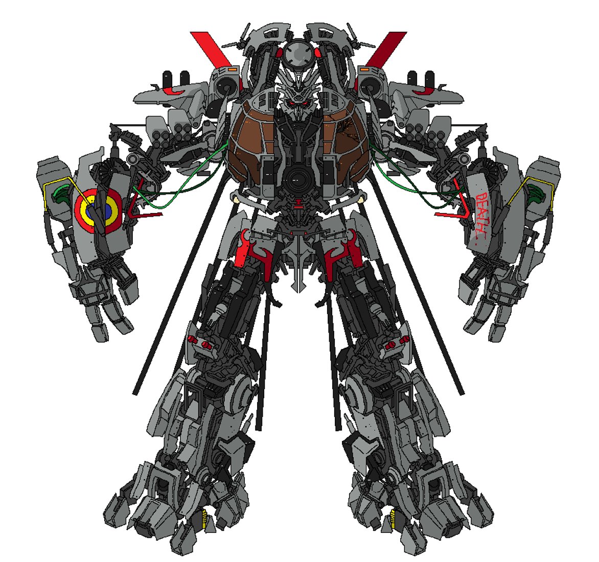 Transformers Bruticus Concept Art