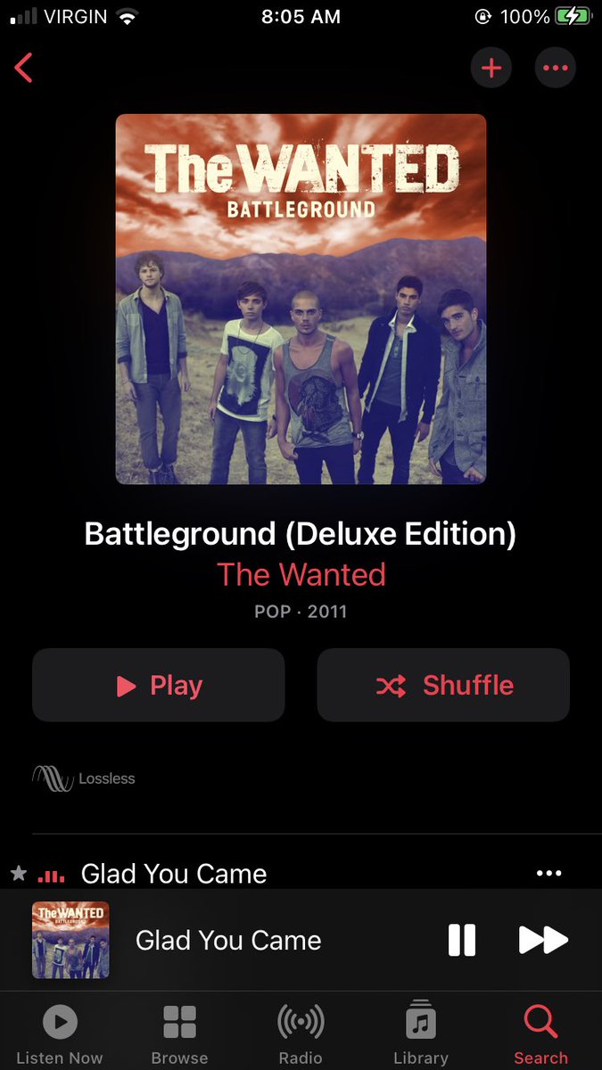 The Wanted Battleground Album Cover