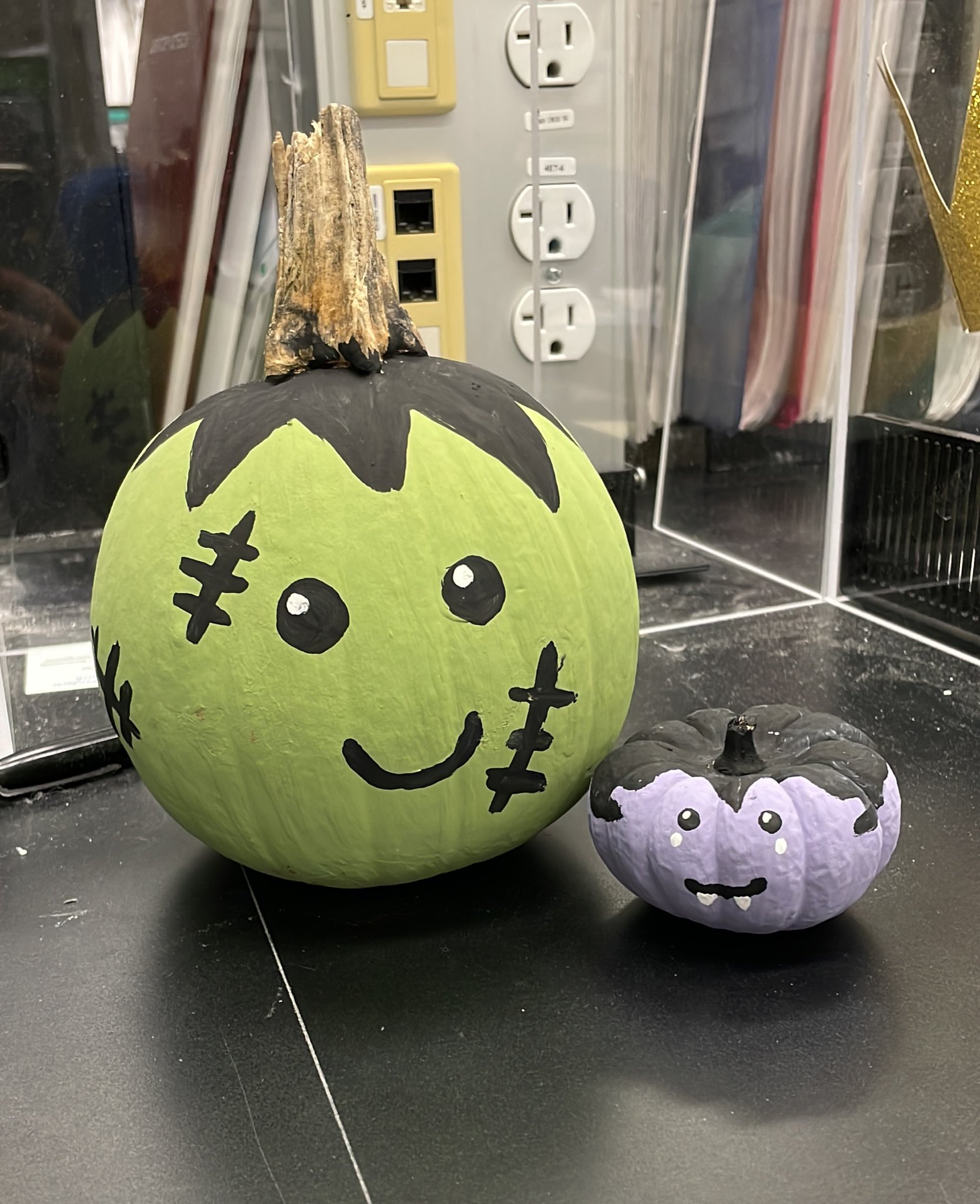 Frankenstein Pumpkin Painting