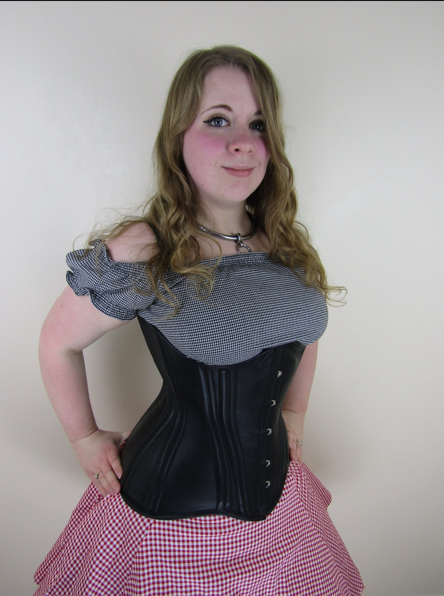 Black PVC Locking Steel Boned Underbust Corset | ubicaciondepersonas ...