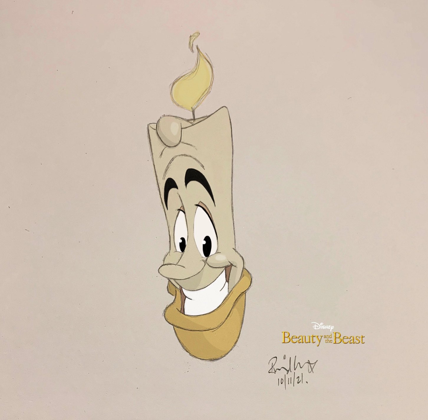 Beauty And The Beast Lumiere Drawing