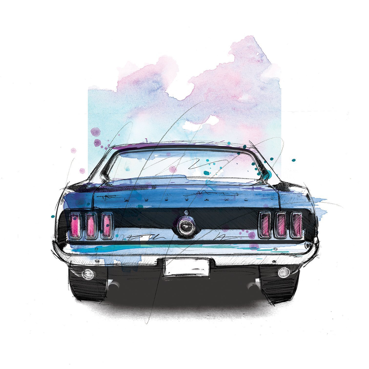 Pencil Drawings Of Mustangs