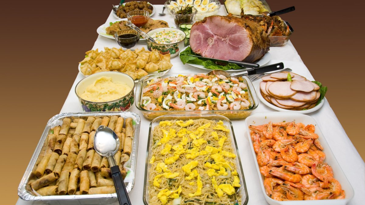 Birthday Party Filipino Foods