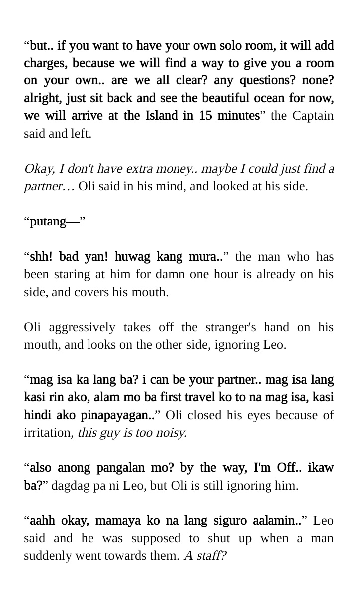 cooking m 🐨 on Twitter: "035. it's a “sabi ng mama mo tita na lang daw itawag ko sayo, huh ...