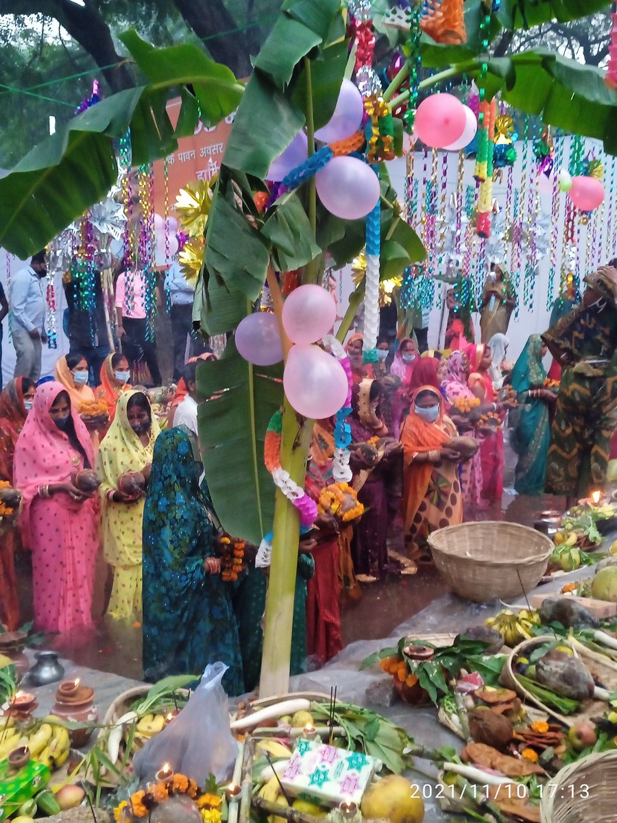 Today in Hauz khas,New Delhi, I saw the Rituals of one of the most eco ...
