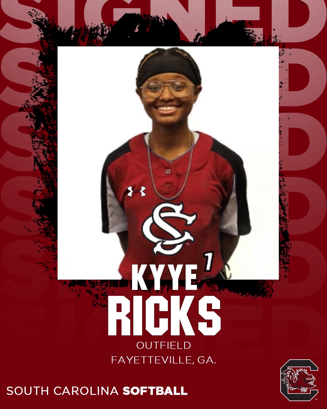 South Carolina Softball Logo