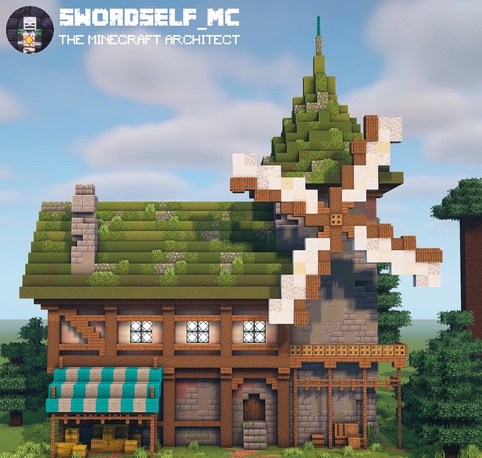 Minecraft Medieval Windmill