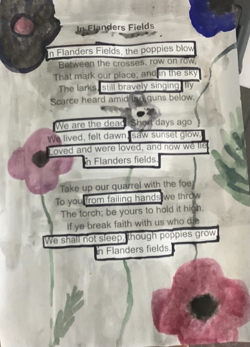 Flanders Field Poem
