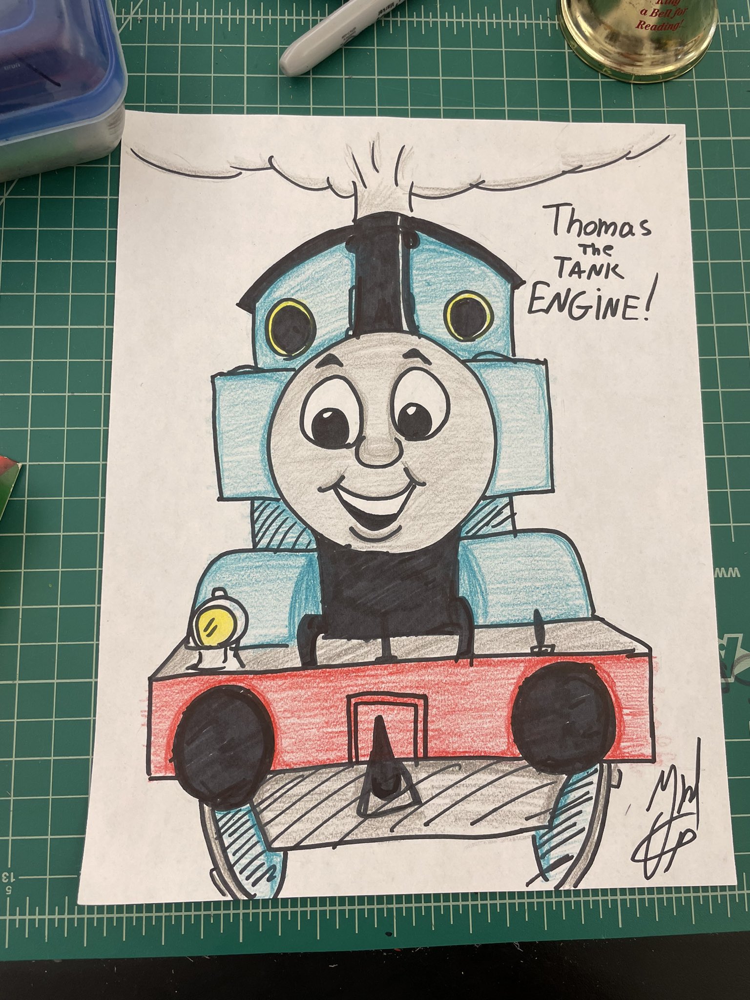 Thomas Train Drawing For Kids