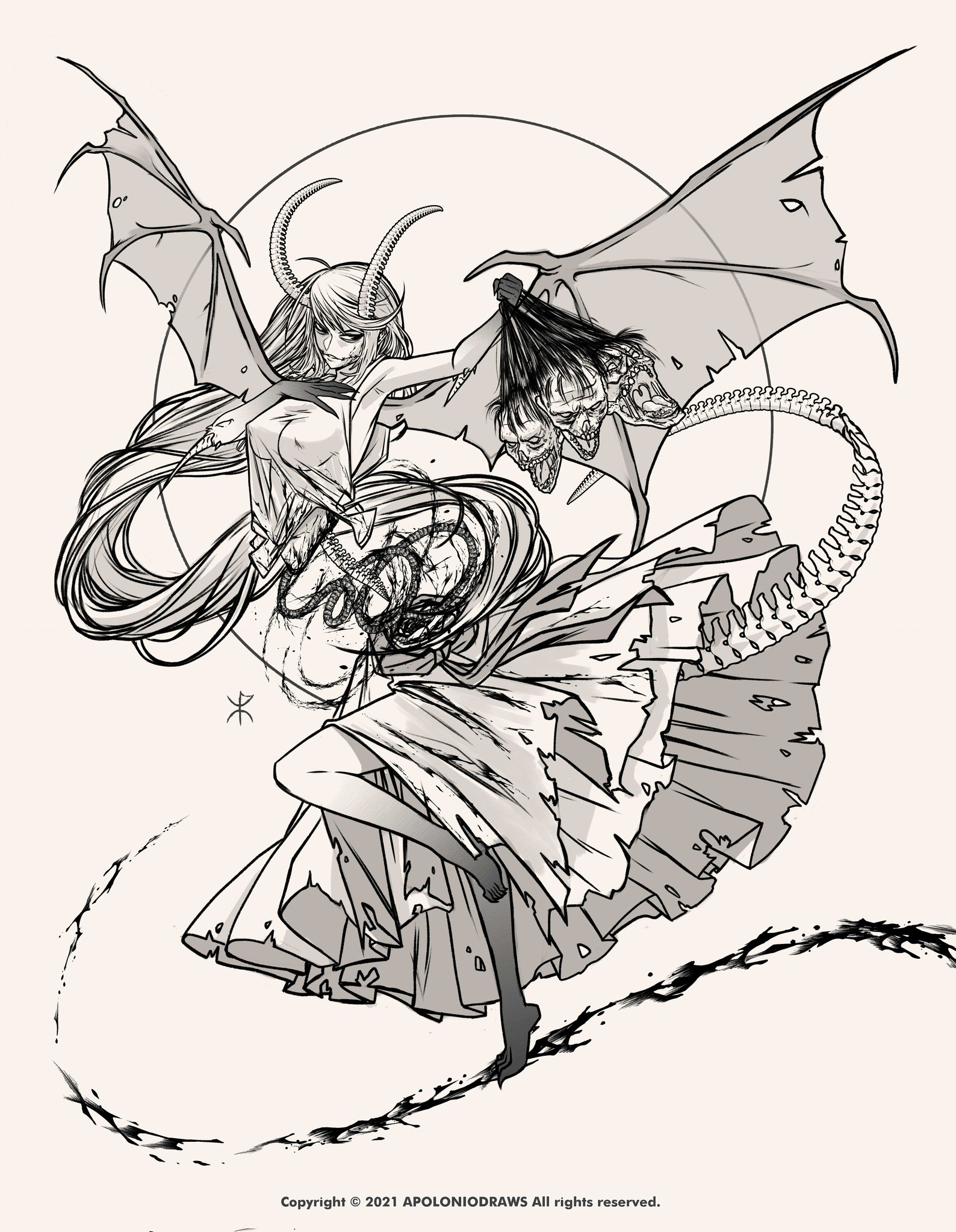 Manananggal Drawing
