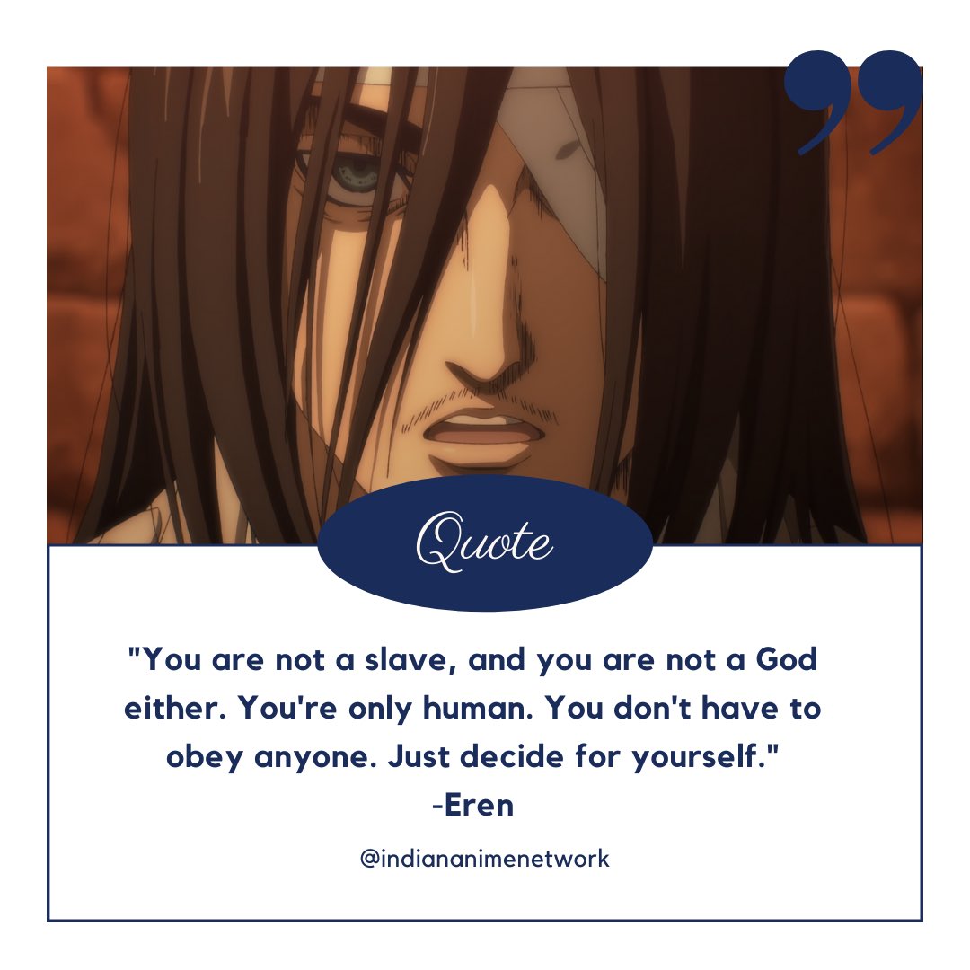 Shingeki No Kyojin Eren Quotes