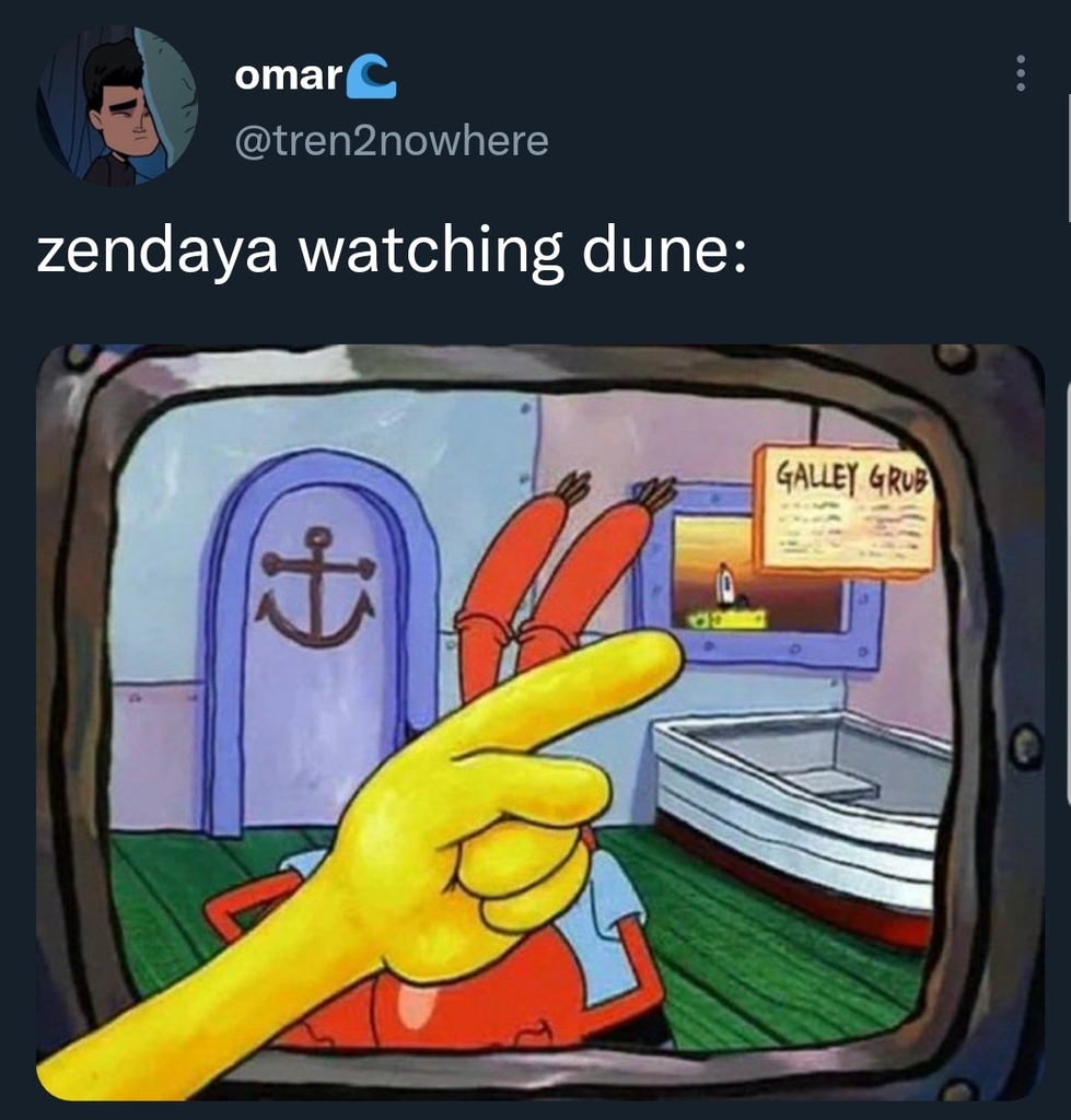 Spongebob Pointing Finger