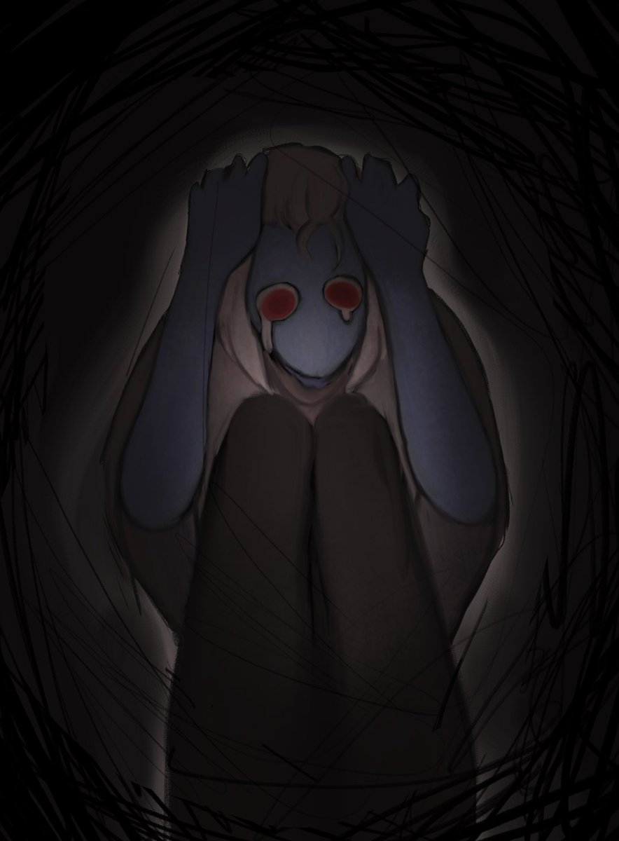 「Angsty oc art for breakfast this morning」|qwirt‼️のイラスト