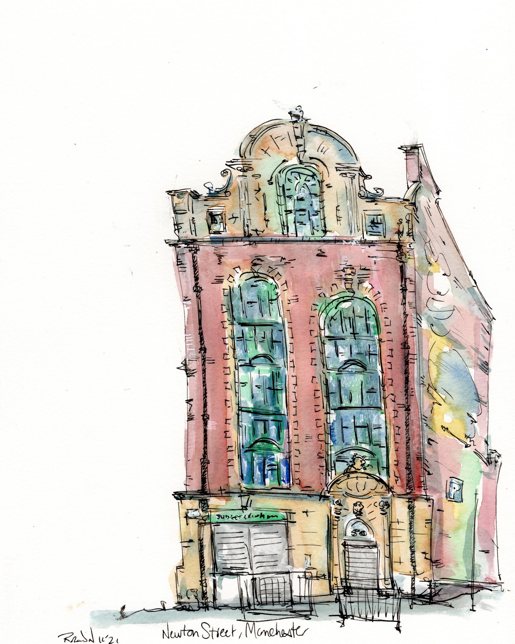 Old Buildings Drawings