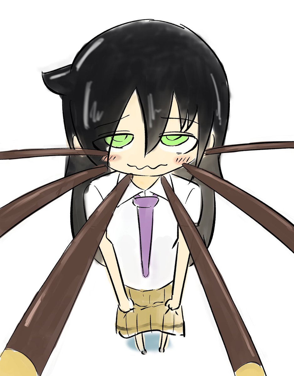 Mokocchi in Pocky Day - by @himawari2430 : r/watamote