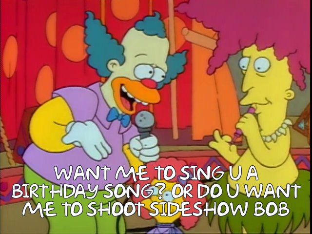 Happy Birthday Simpsons Gif