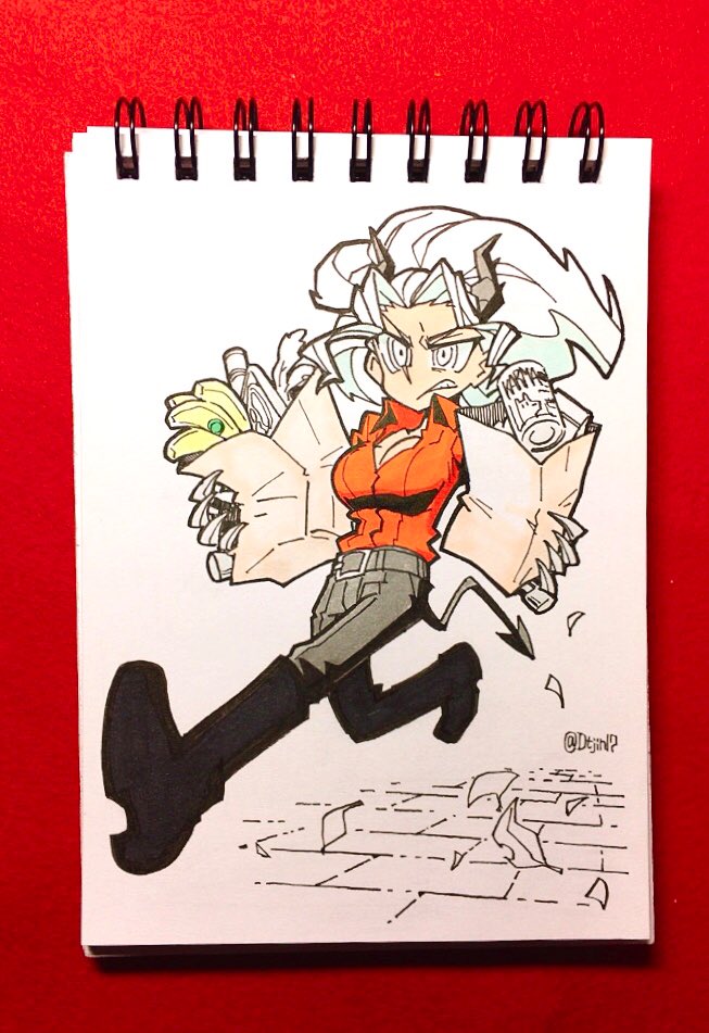 「judgement #Helltaker #Helltakerfanart 」ダメテツジン17の漫画