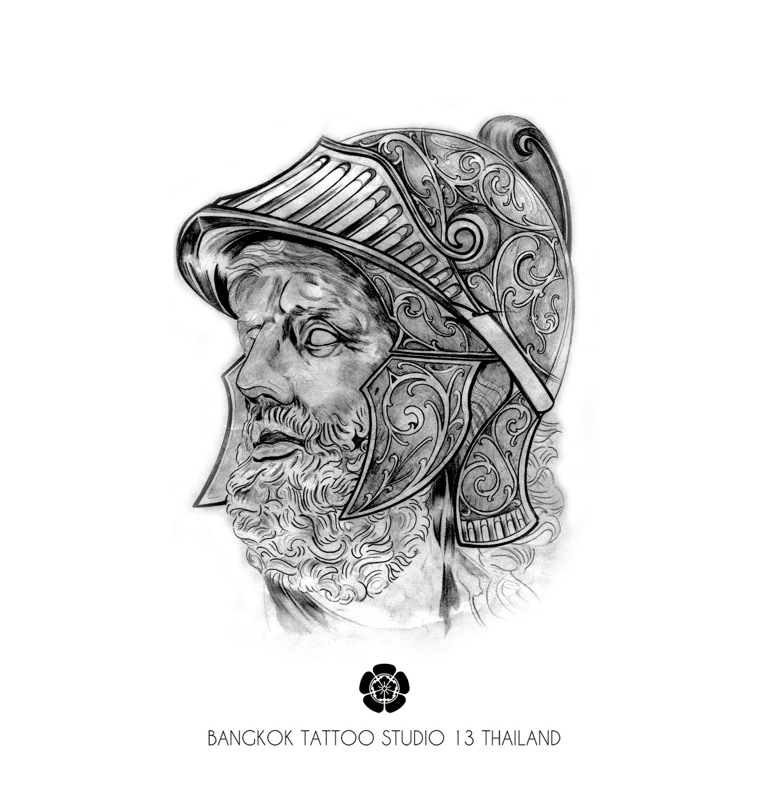 Ares Greek God Tattoo Designs