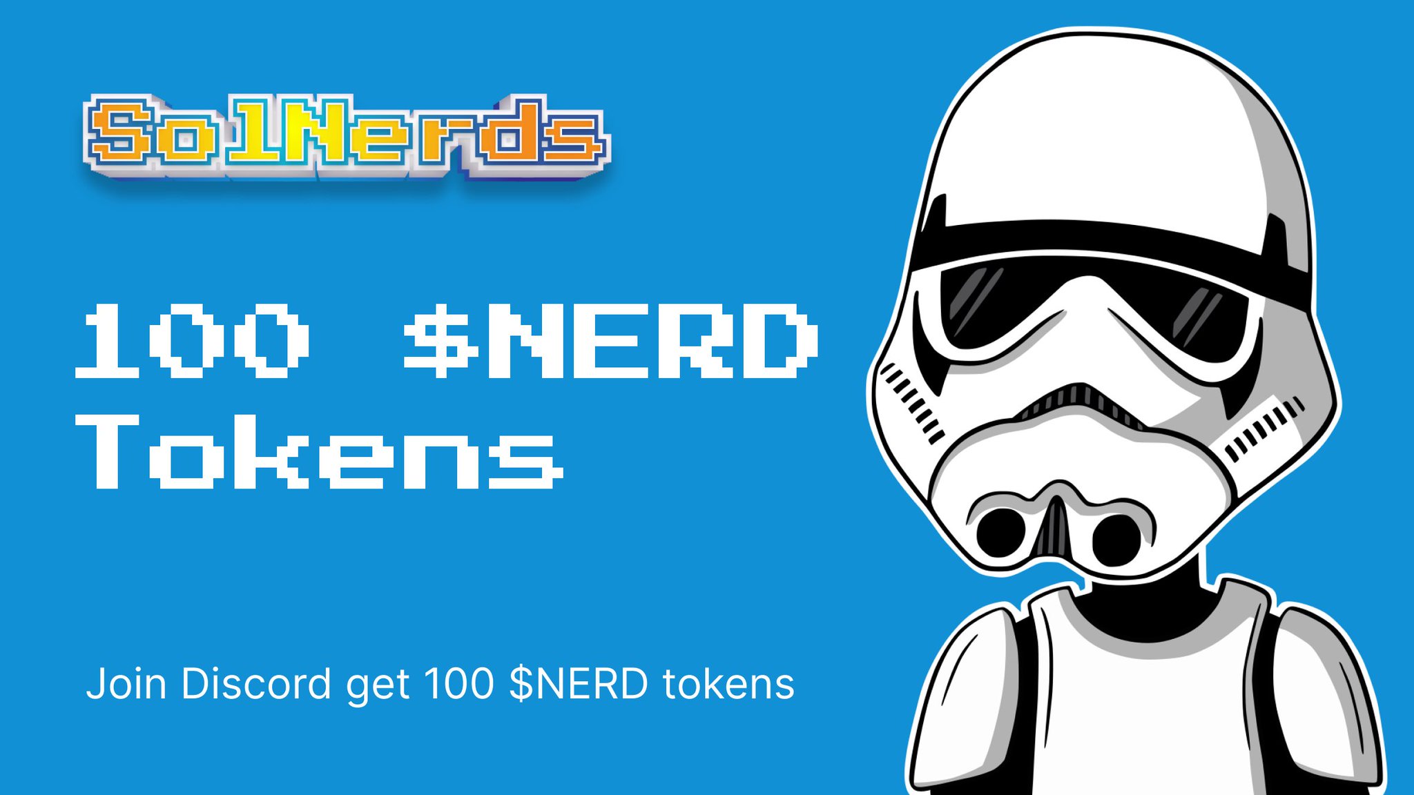 Sol Nerds on Twitter: "🪙🪙🤓100 $NERD Tokens for EVERYONE🤓🪙🪙 We're giving everyone who joins the ...
