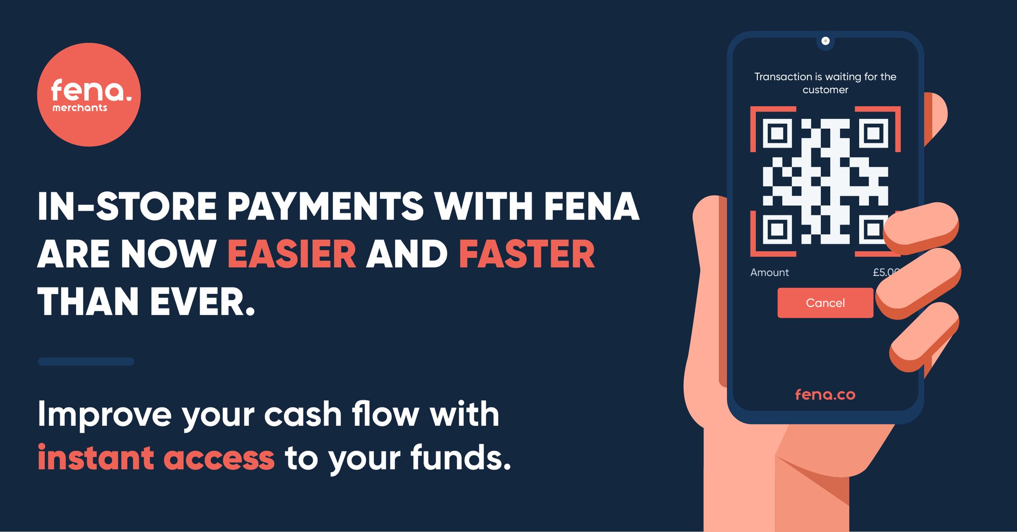 fena.co on Twitter: "Accept instant payments wherever and whenever you are.👌 Let your customers ...