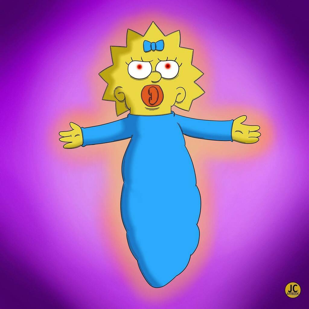 Maggie Simpson Drawing